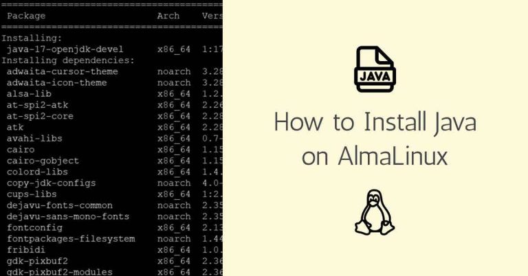 How to Install Java on AlmaLinux - Linux Stans