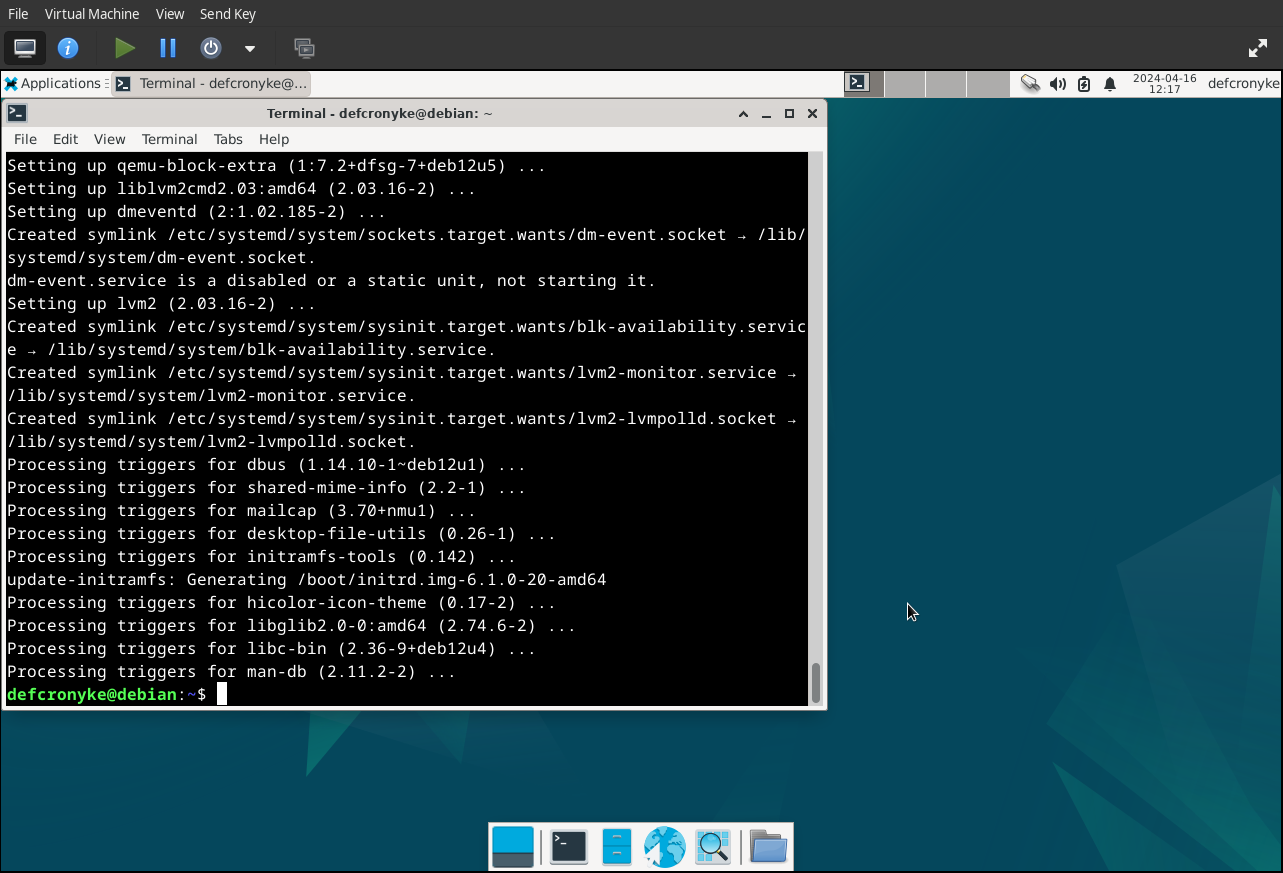 Installing QEMU on Debian with XFCE Desktop - Linux Stans